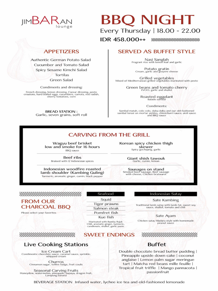BBQ Menu 14.3.24 | PDF