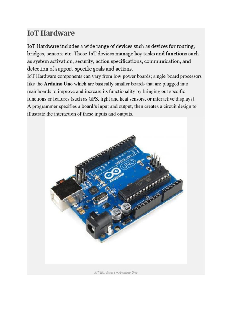 IOT Unit1 | PDF | Internet Of Things | Raspberry Pi