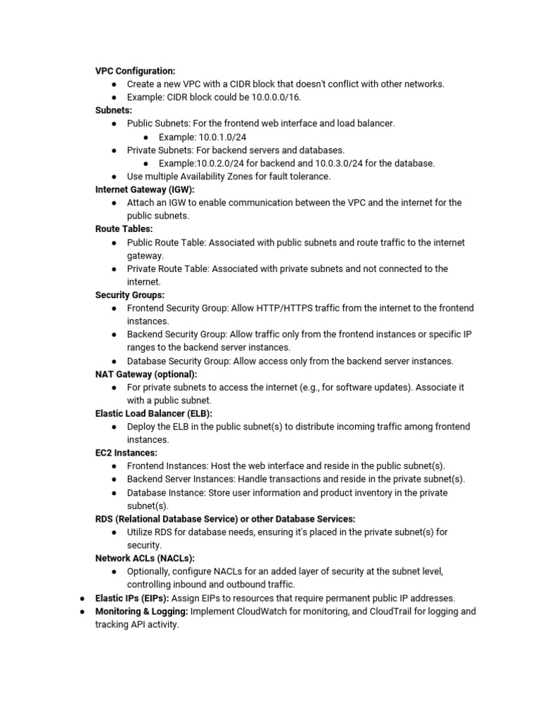VPC | PDF | Databases | Ip Address