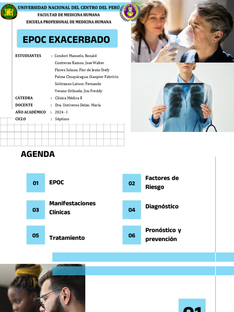 Expo - EPOC_EXACERBADO (2).. | Descargar gratis PDF | Enfermedad pulmonar obstructiva crónica | Tos