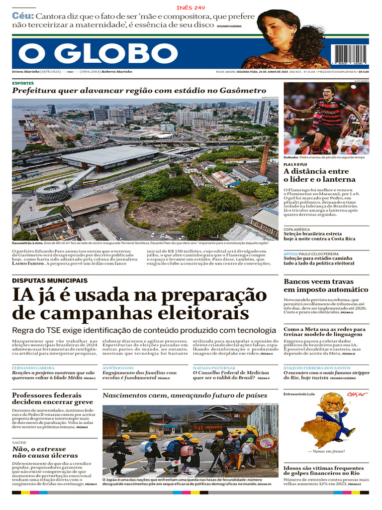 O Globo 240624 | PDF | Brasil | China
