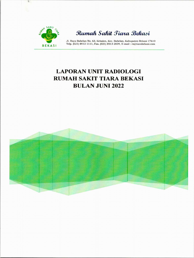 Laporan Unit Radiologi | PDF