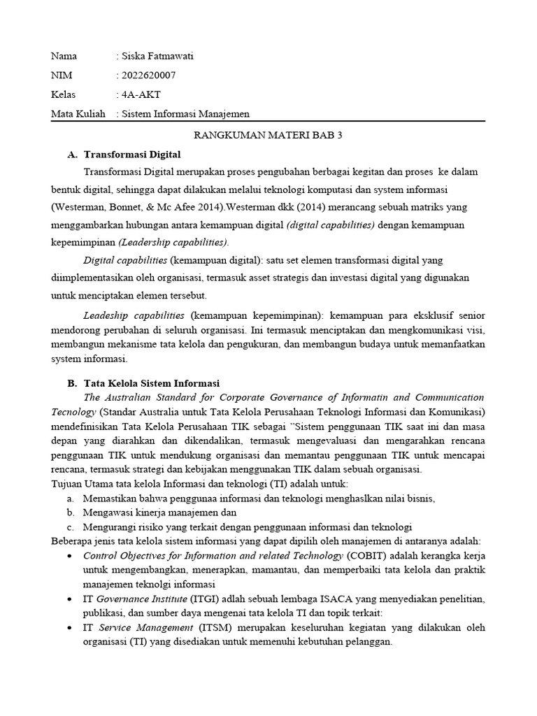 Bab 3 Sim | PDF | Bisnis | Komputer