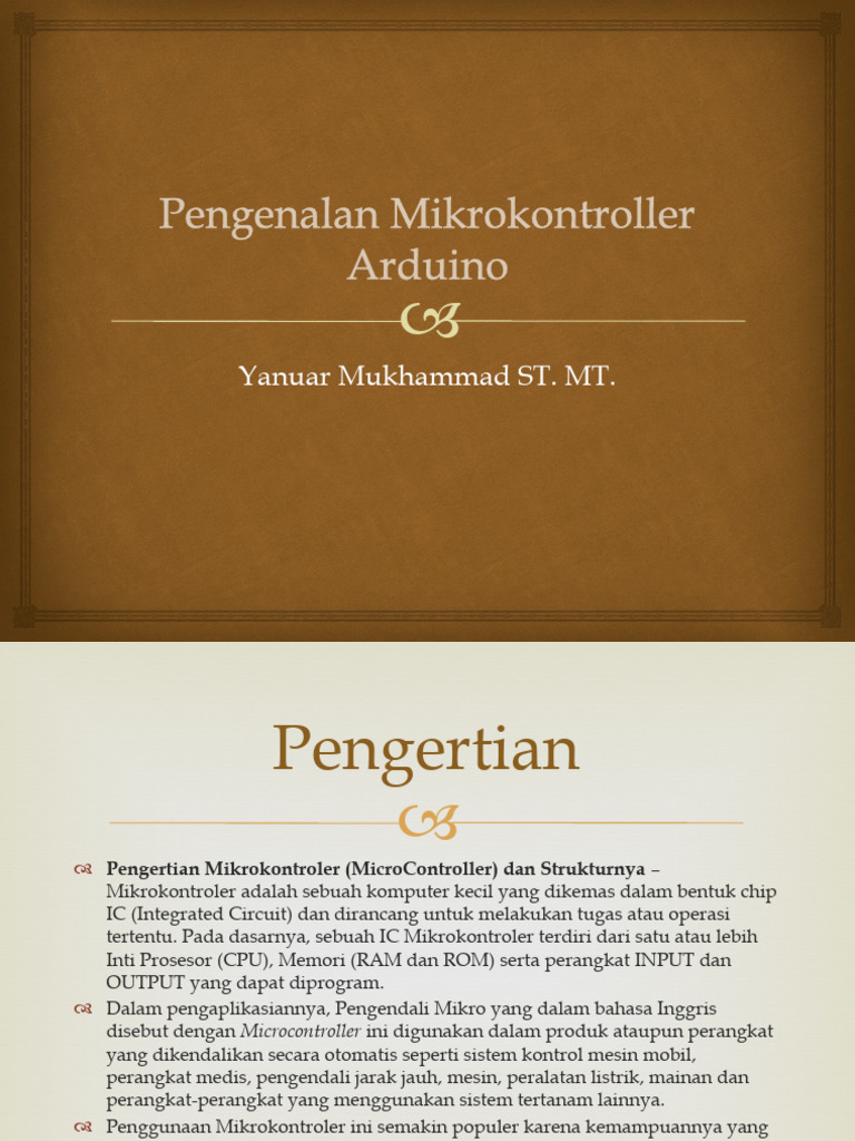 Pengenalan Mikrokontroller Arduino | PDF