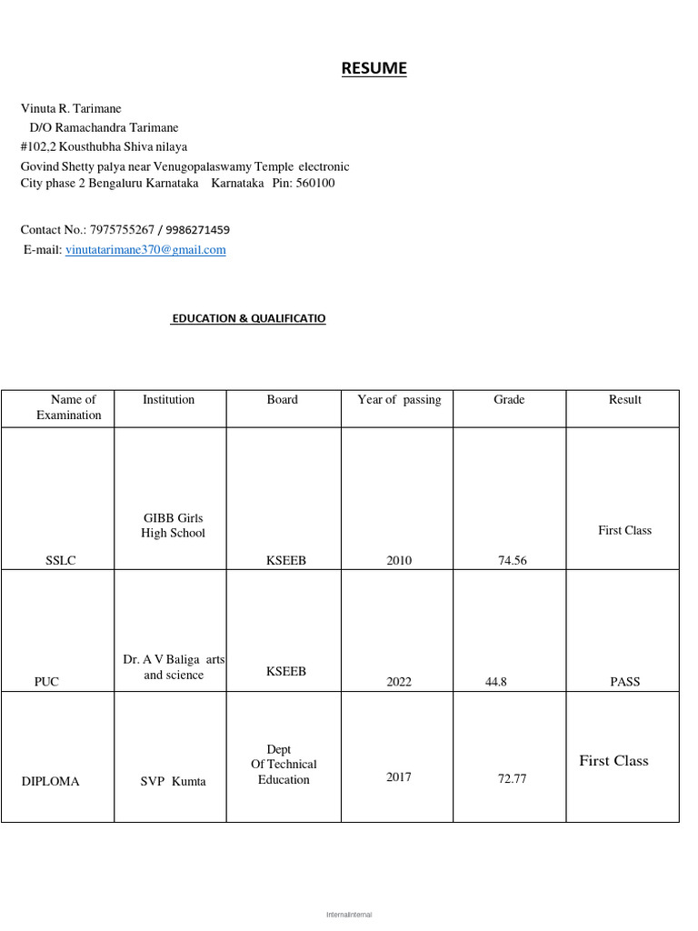 Vinu Resume 24 | PDF | Technical Support | Microsoft Outlook