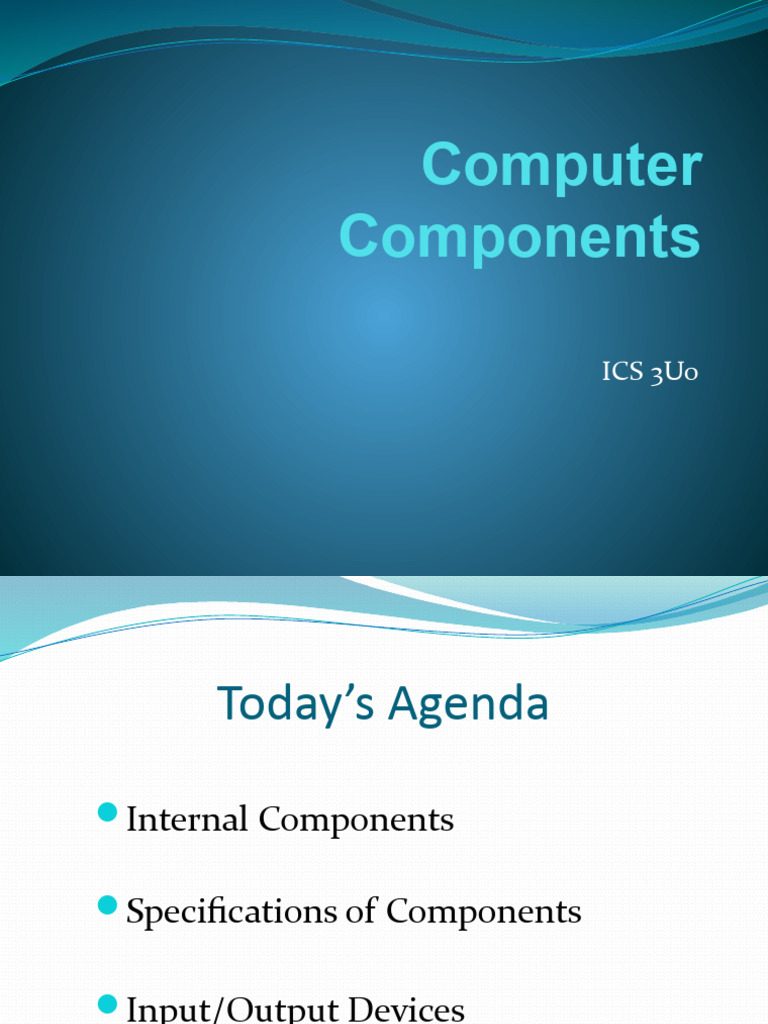 1.2 - Computer Components | PDF | Random Access Memory | Read Only Memory