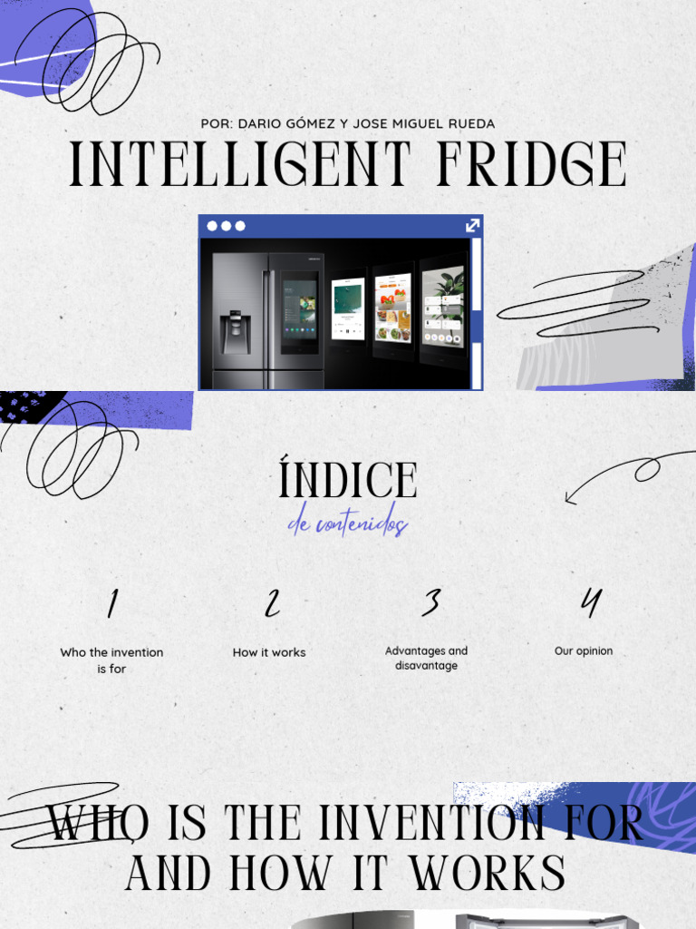 Intelilgent Fridge | PDF