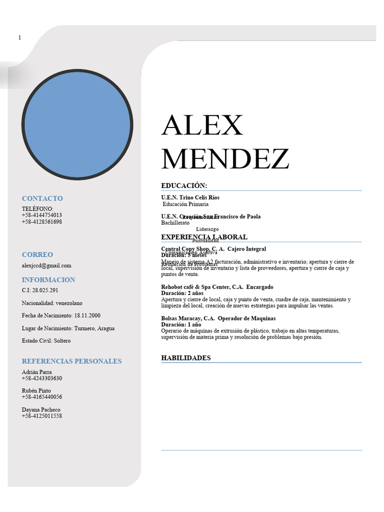 Alex Mendez | PDF