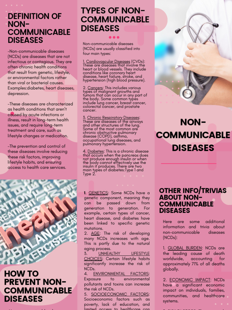 Blue C Fold Brochure Medical 11 X 8.5 in | PDF | Non Communicable ...