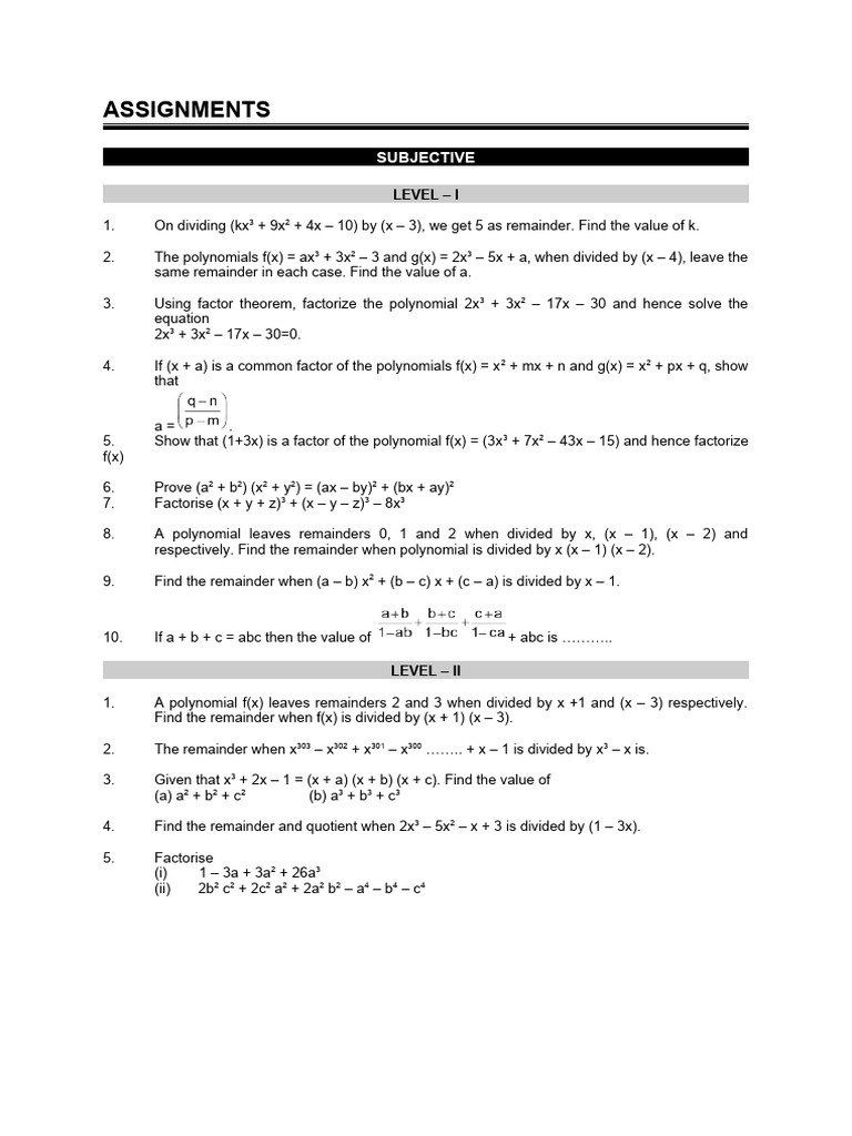 Poly | Download Free PDF | Factorization | Polynomial