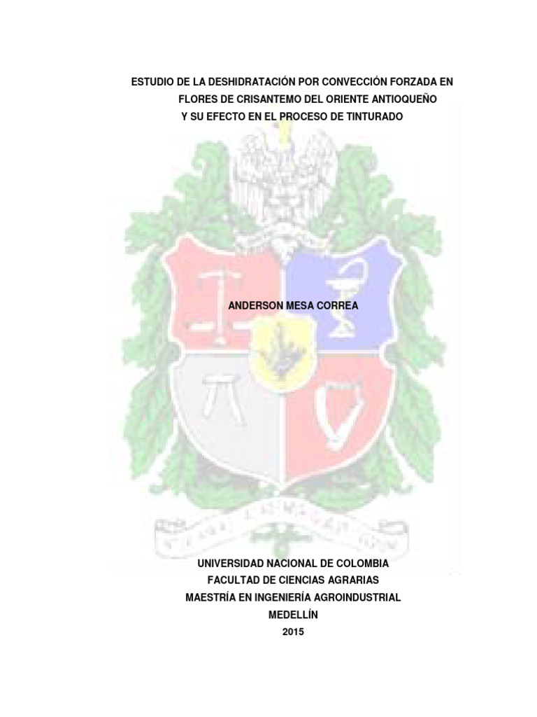 Proceso Tinturado de Flores | PDF | Agua | Colombia