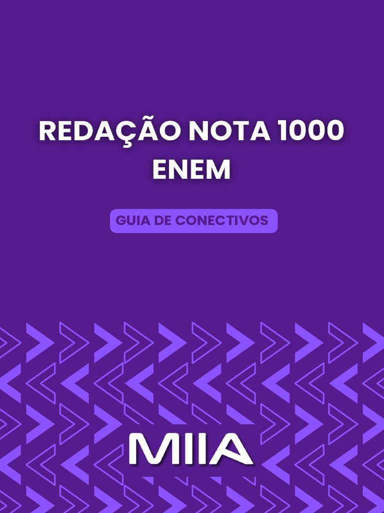 Redação Nota 1000 Enem Guia De Conectivos Pdf Argumento