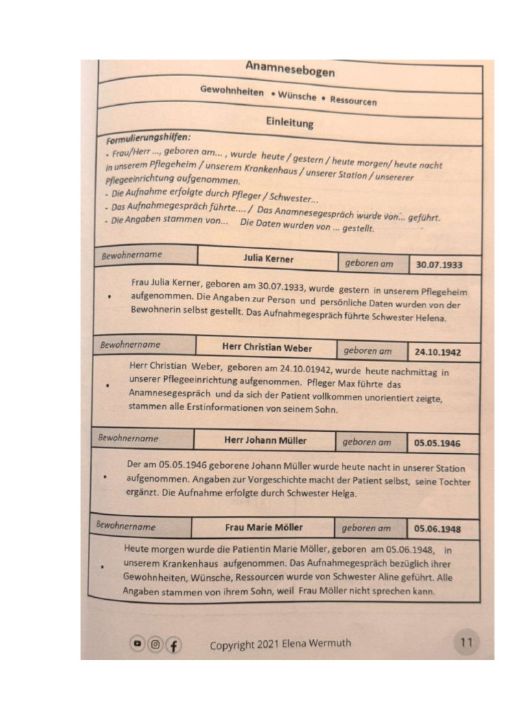 German Note Document 1 | PDF