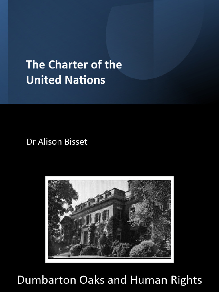 The UN Charter | PDF | United Nations | International Relations