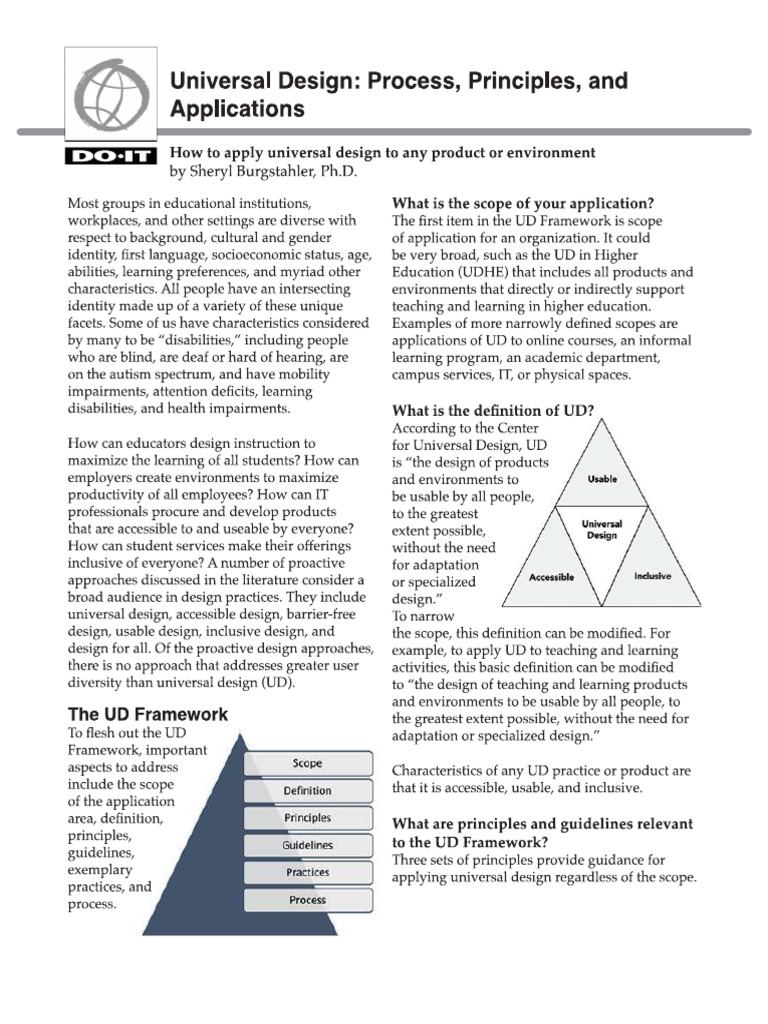 Universal Design For Learning UDL | PDF