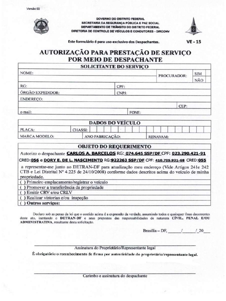 AUTORIZACAO DETRAN 21 PDF(2) | PDF