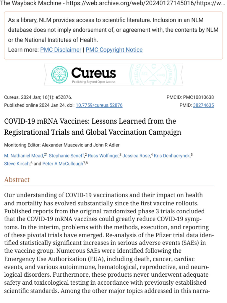 COVID-19 MRNA Vaccines - Lessons Learned From The Registrational Trials ...