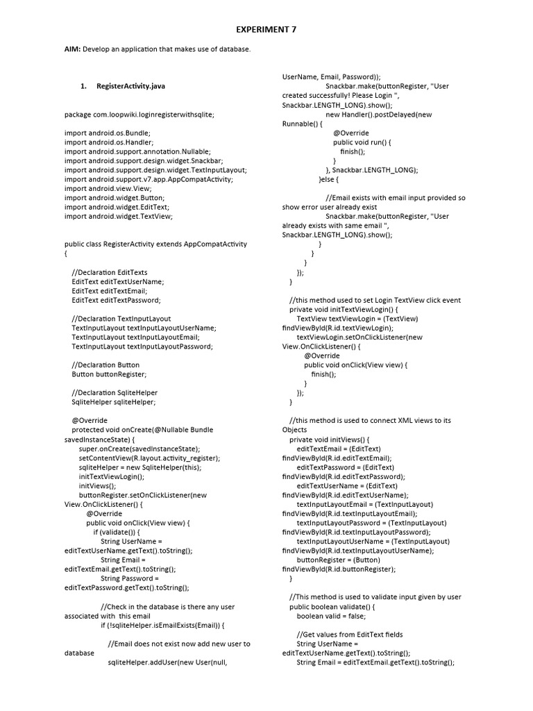 MCC Database Login (1) | PDF | Boolean Data Type | Android (Operating System)