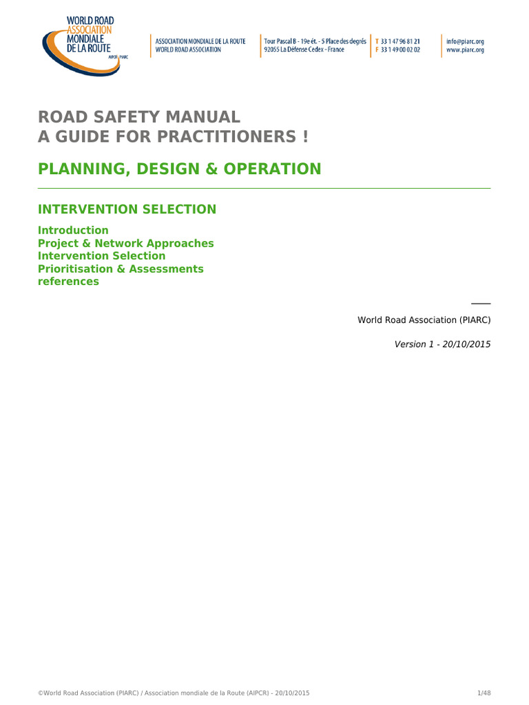 Chapter 11. Intervention selection and prioritization .pdf | PDF | Road ... Chapter 11. Intervention selection and prioritization .pdf | PDF | Road ...