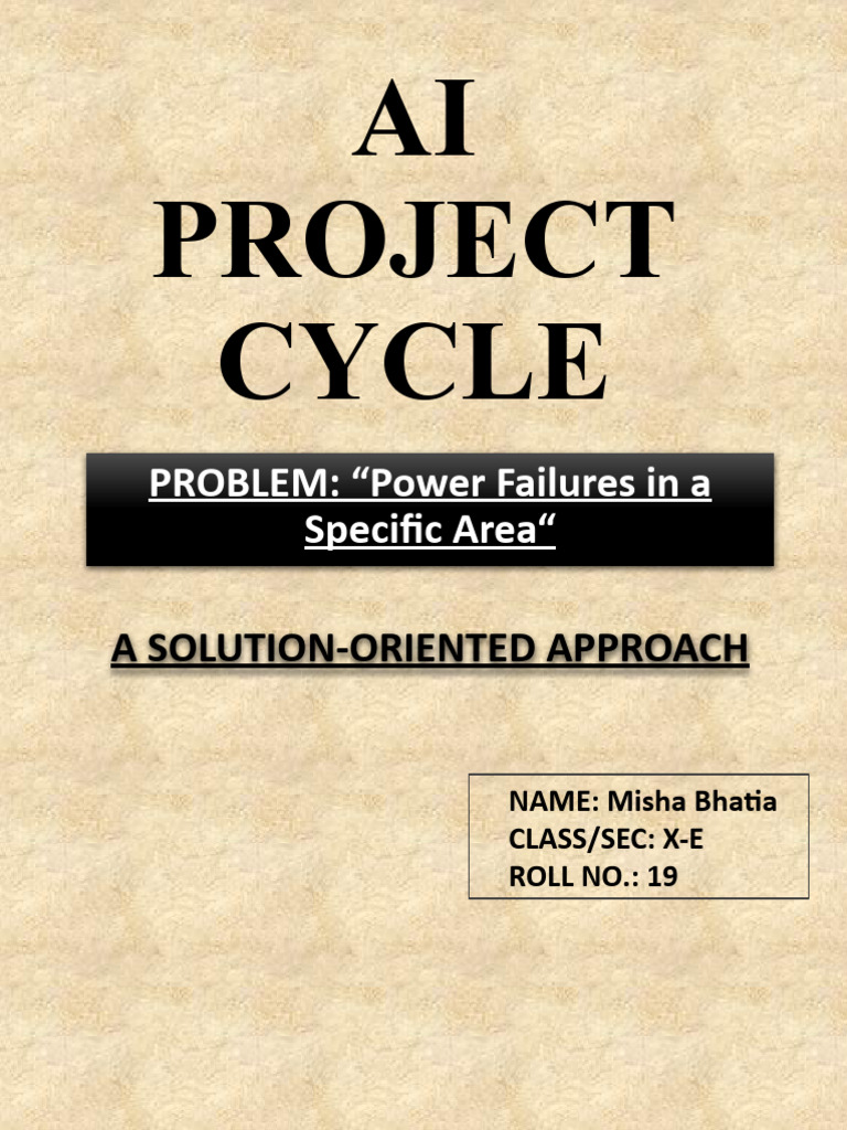Ai Project Cycle | PDF | Data Analysis | Data