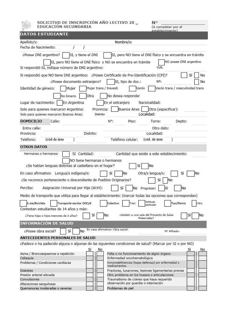 Cédula Escolar y Educ. Física 2024.- | PDF | Documento de identidad | Escuelas