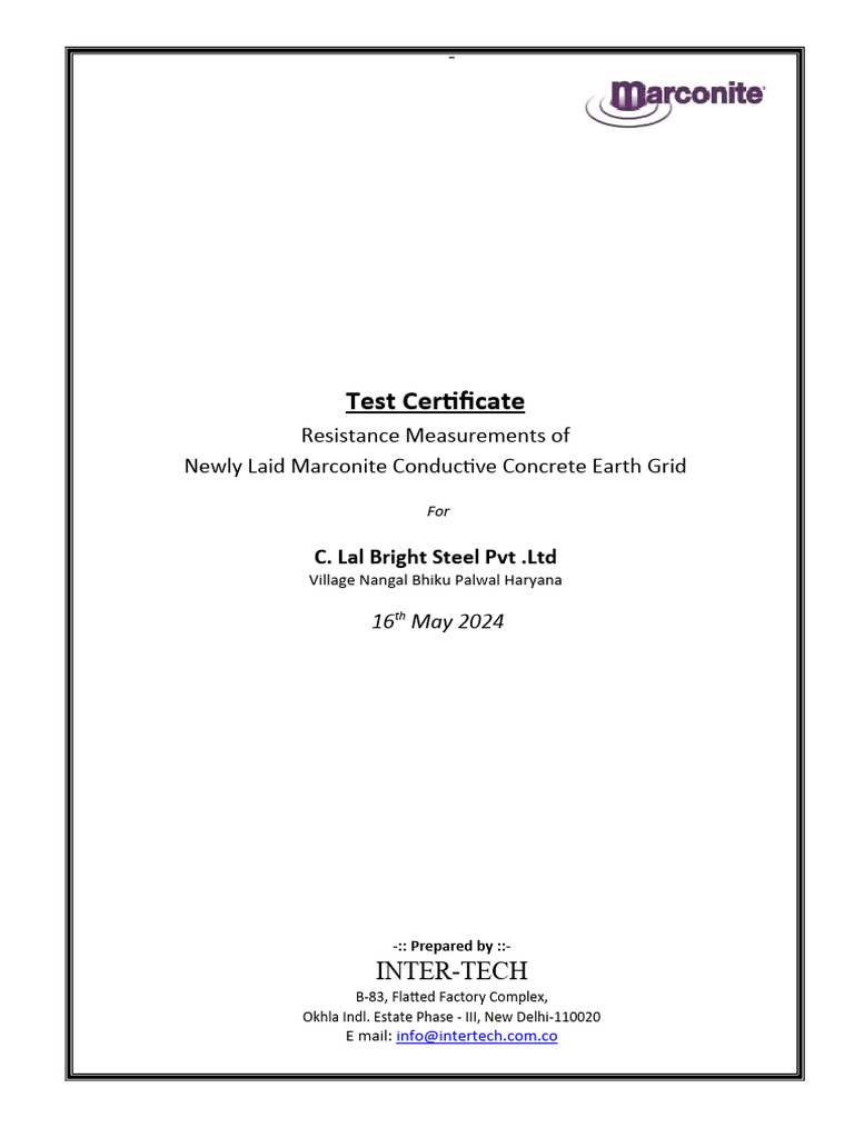 TC C Lal Palwal | PDF | Electrical Resistance And Conductance | Electrical Engineering