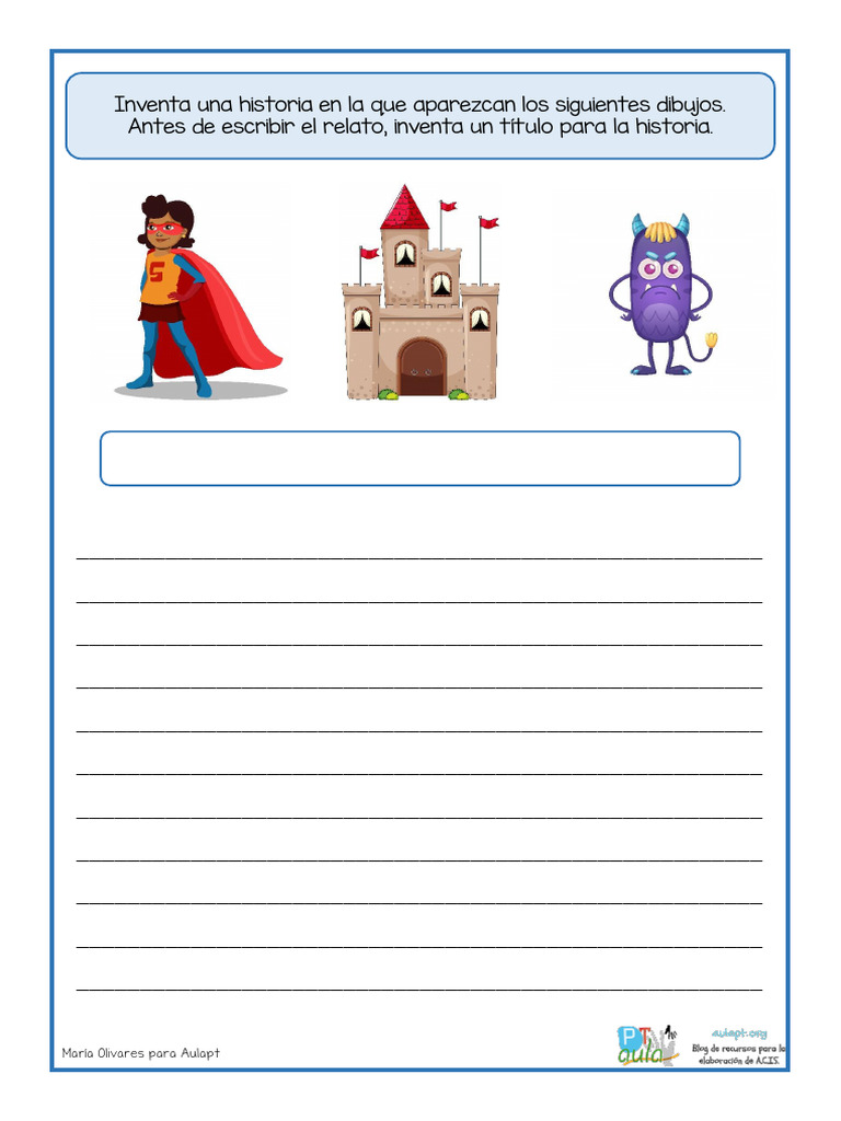 Ejercicio Escritura Creativa Inventar Historias | PDF