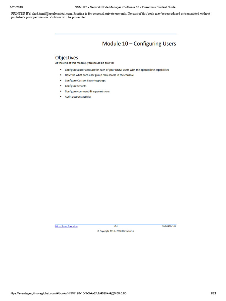 Configuring Users | Download Free PDF | Computing | Computer Networking