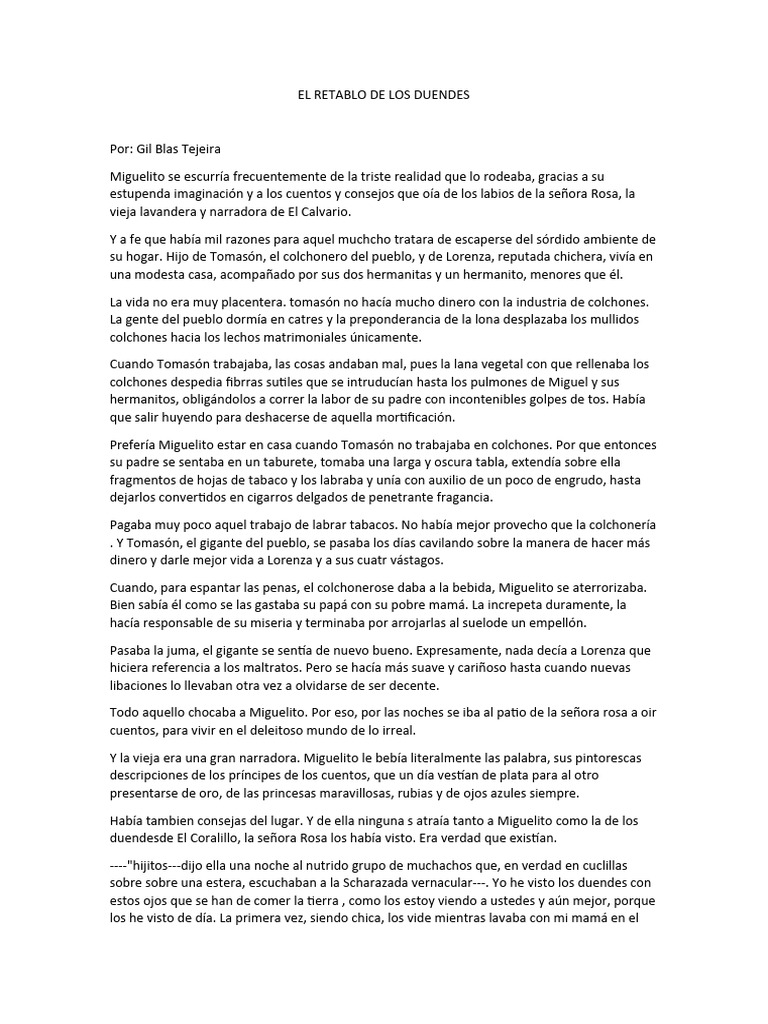 El Retablo de Los Duendes | PDF | Satán | Diablo