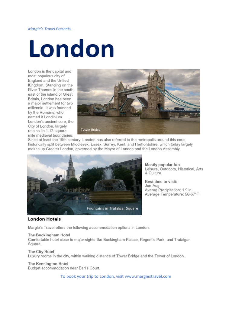 London Brochure | PDF