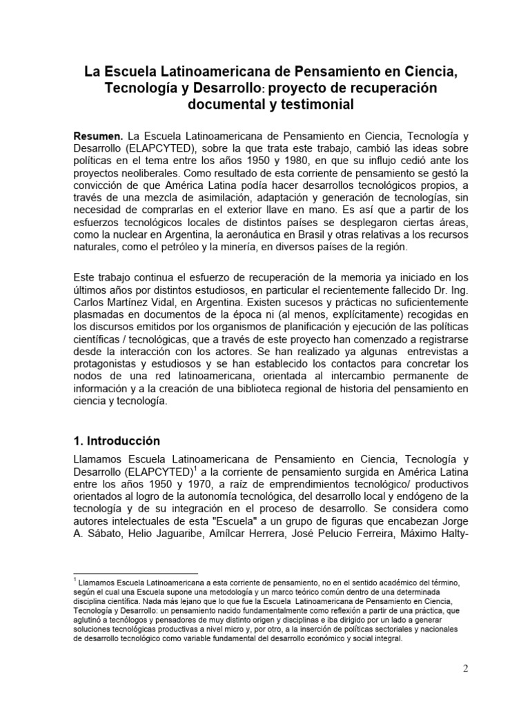 Galante Mari Benso Vasen Carnota2009 LaEscuelaLADePensamiento | PDF | America latina | Brasil