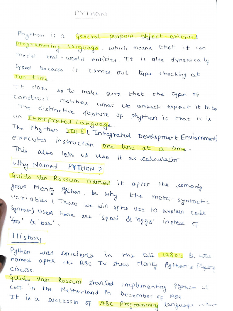 Python | Download Free PDF | Computer Programming | Object Oriented ...