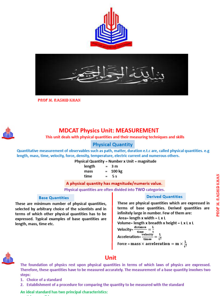 Measurement 1 Pdf Observational Error Accuracy And Precision