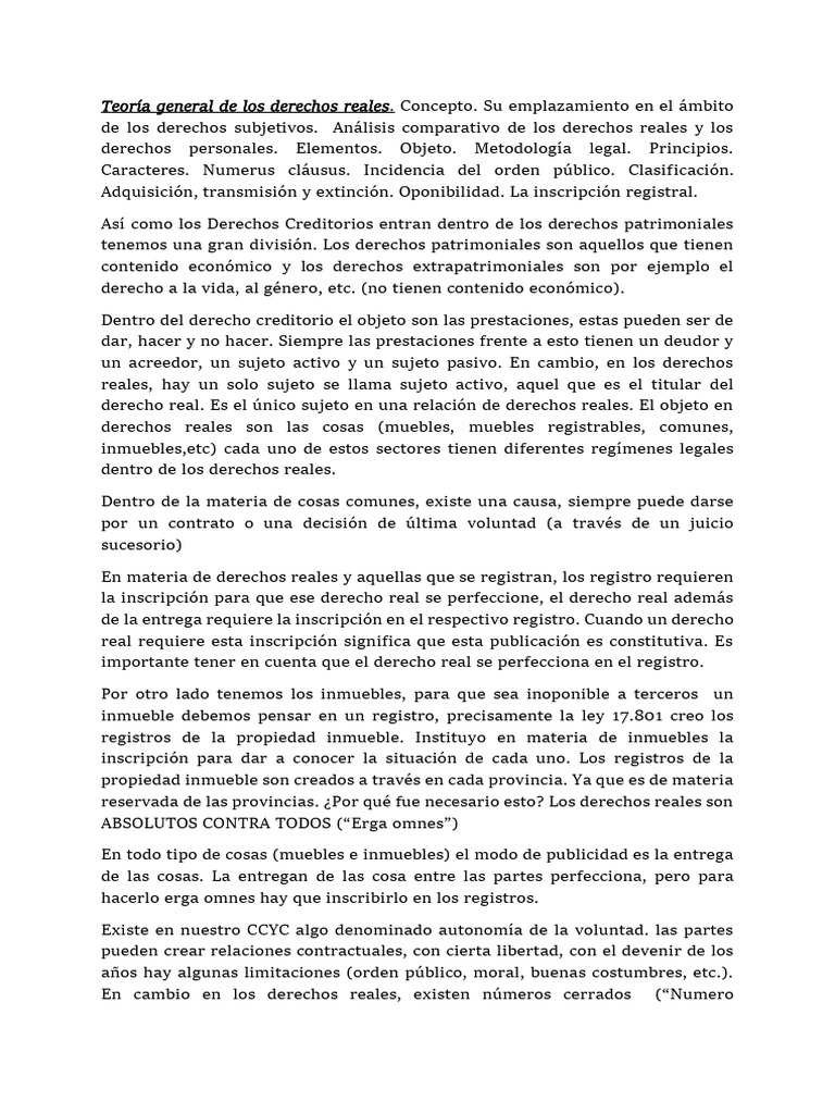 Reales Uba Derecho | PDF | Posesión (Ley) | Derechos