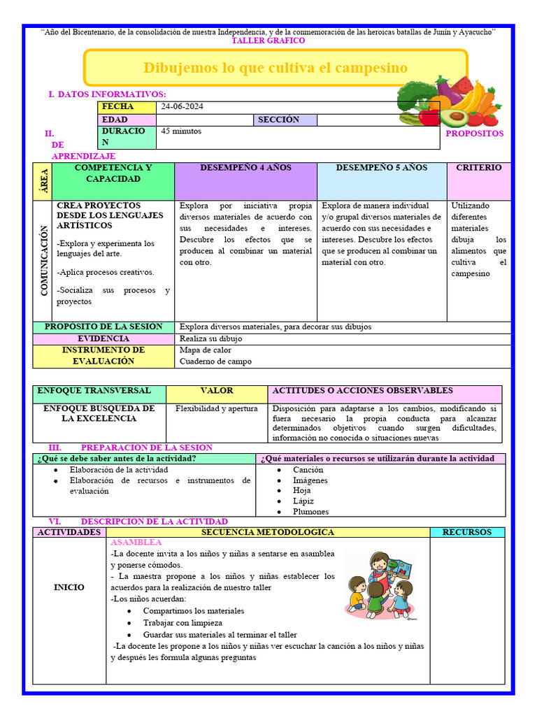 Ea 07-Semana 2 Grafico 24-06 | PDF | Evaluación | Aprendizaje