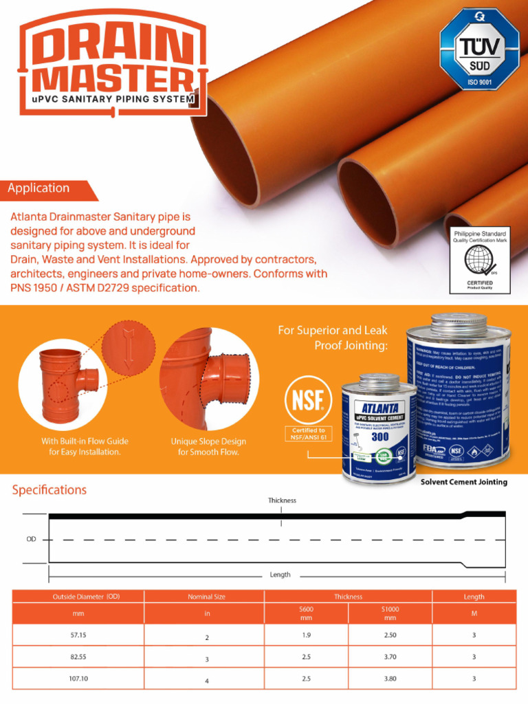 2023 Drainmaster Brochure | PDF