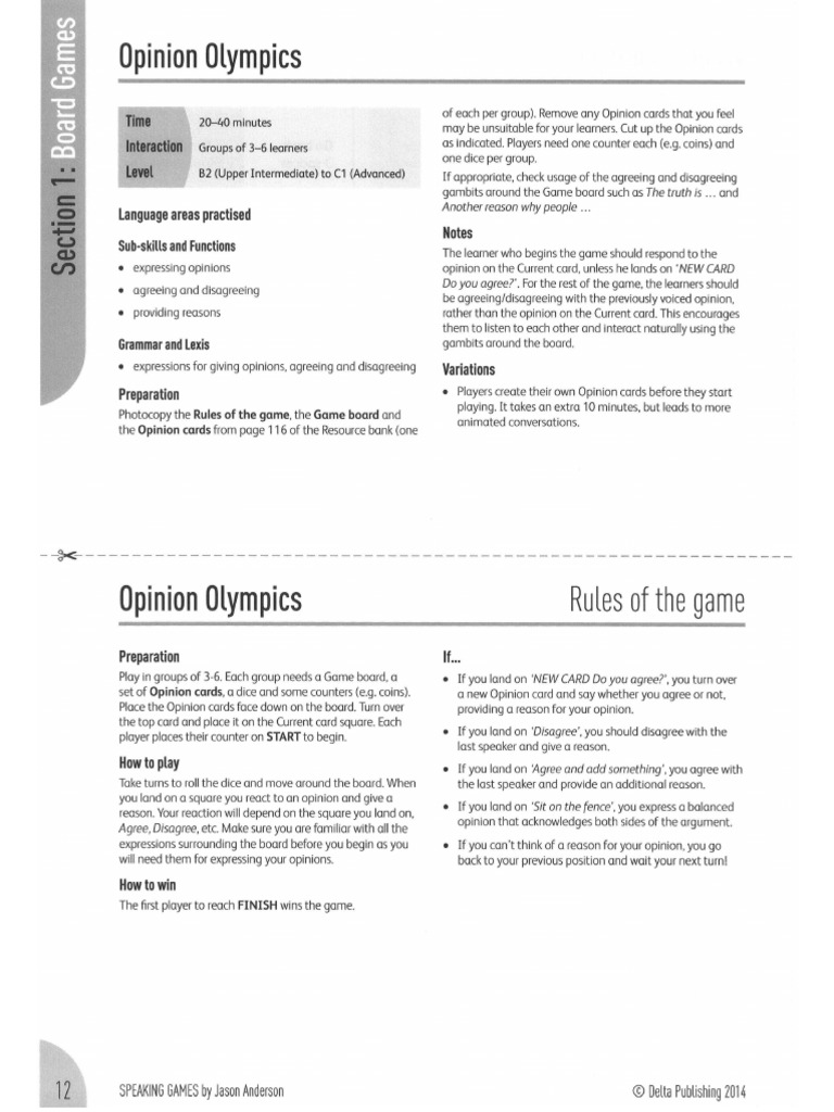 Opinion Olympics | PDF