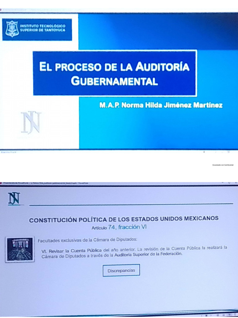 Conferencia Auditoría Gubernamental | PDF