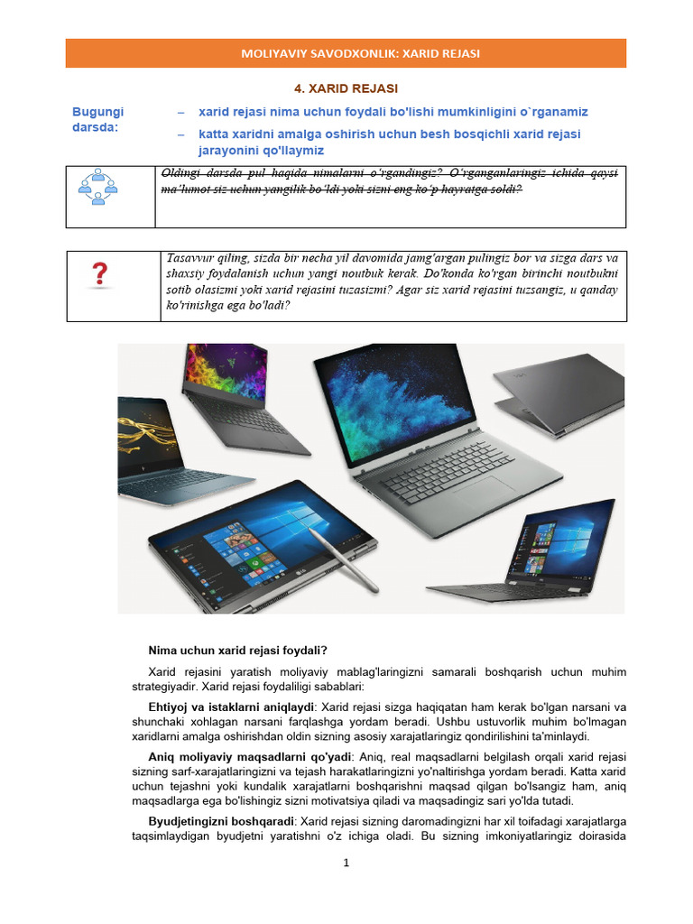 Buying Plan - V2 Uzb | PDF