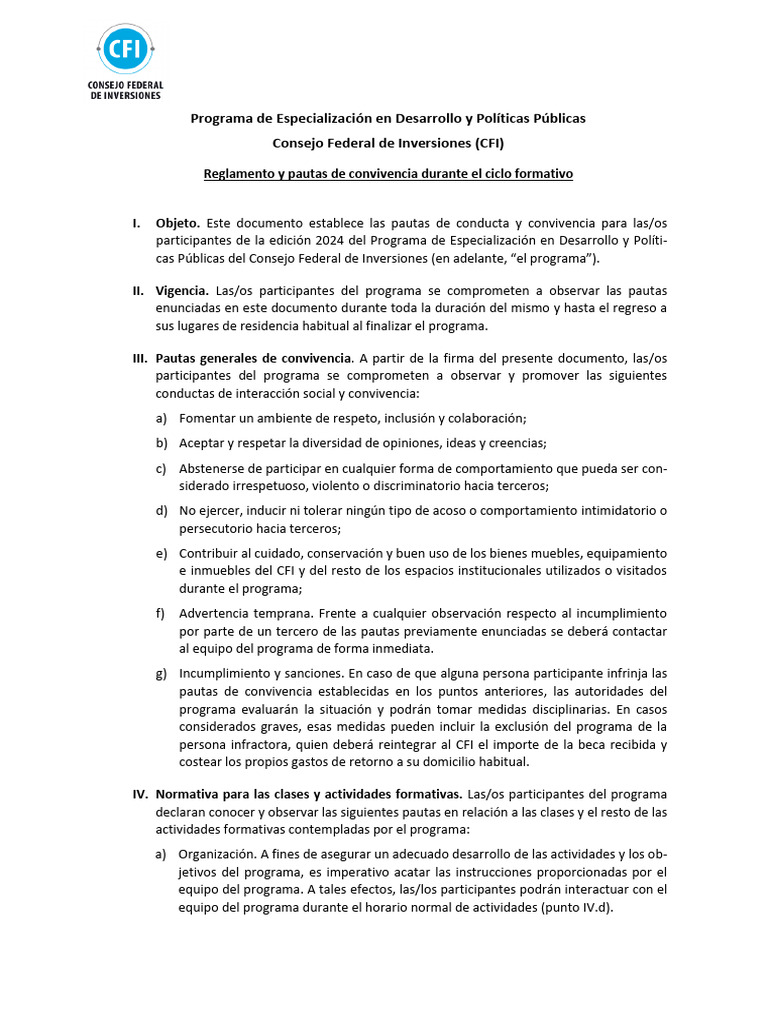 Reglas y Pautas FGGF PEDyPP - Final | PDF | Comportamiento
