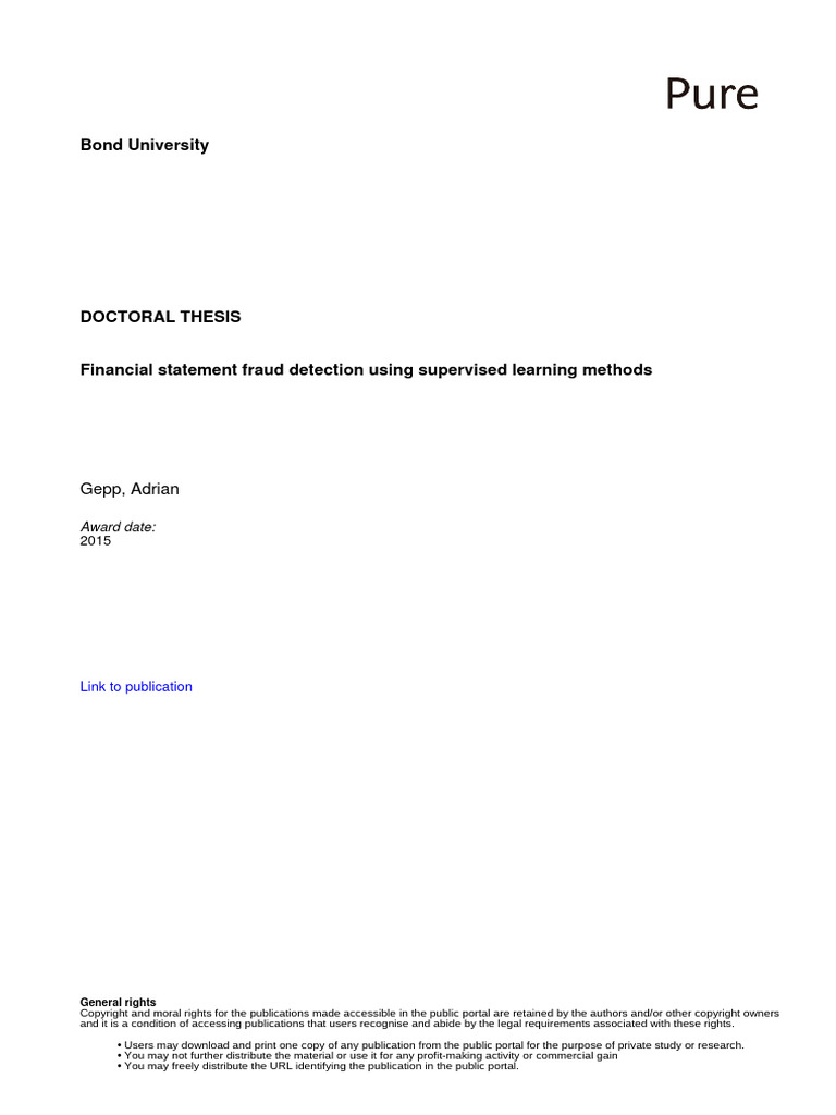 Adrian Gepp Thesis | PDF | Logistic Regression | Conceptual Model