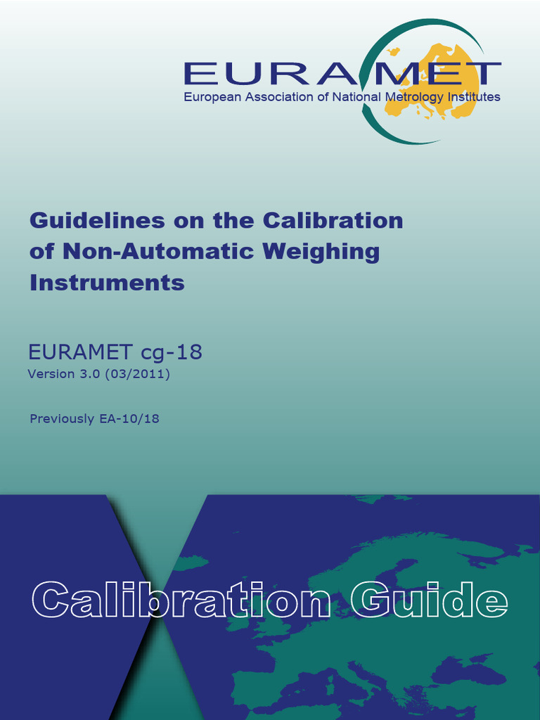 1134 EURAMET CG 18 03 - NAWI | PDF | Calibration | Density