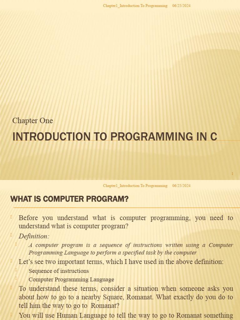 Chapter1 Introduction To Programming In C Pdf Integer Computer Science Data Type