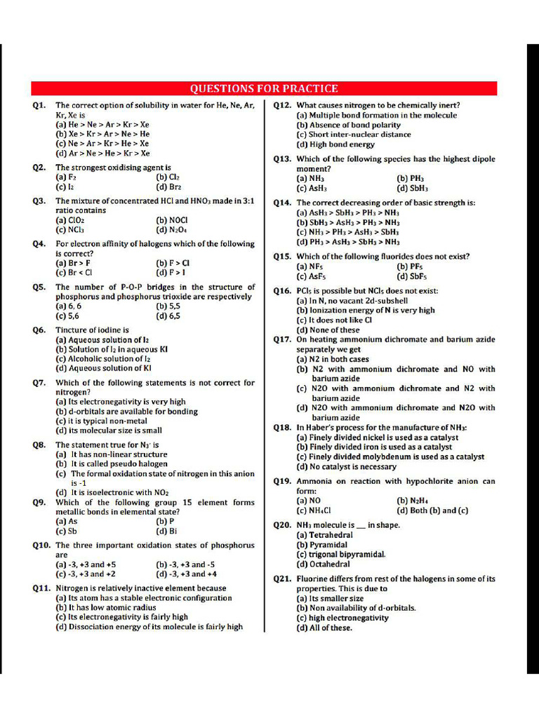 P Block | PDF