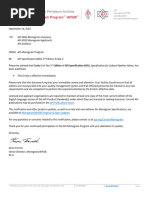 API Monogram License Requirements | PDF | Valve | Cargo