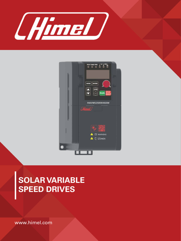 Solar Variable Speed Drive Overview | PDF | Power Supply | Power Inverter