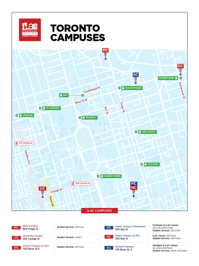 Toronto Campus Locations and Services | PDF