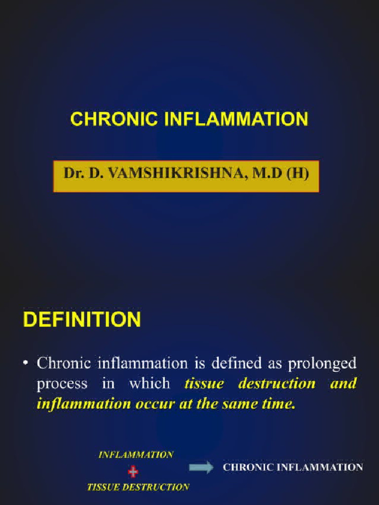 Chronic Inflammation | PDF