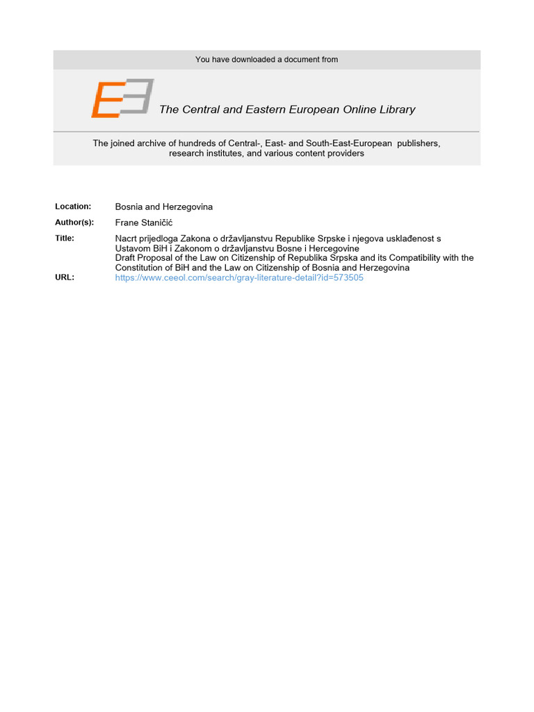 Staničić Frane | PDF