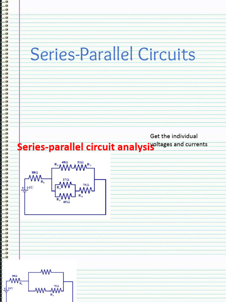Lecture Series-Parallel Circuits | PDF